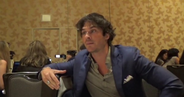 Caroline Dries, Ian Somerholder, and Candice Accola on The Vampire ...