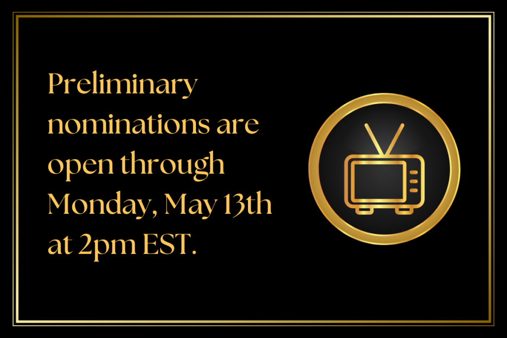 Nominate Your Favorite TV Shows and Performers for the 2024 Tell-Tale TV Awards!